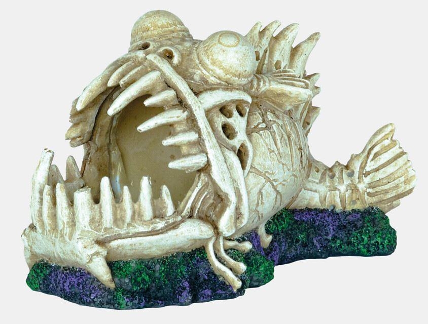 Aquariumdecoratie, LED monster vis - Tuincentrum Bull