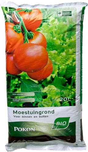 Bio moestuin potgrond, rhp, Pokon, 20 liter - Tuincentrum Bull