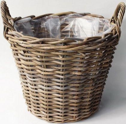 Mand, rotan, d 40 cm, h 30 cm - Tuincentrum Bull