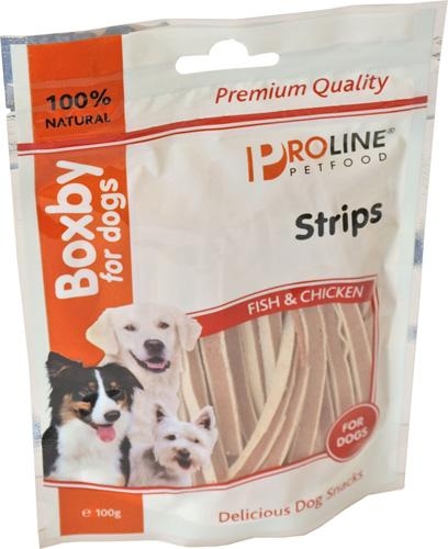 PROLINE Boxby stripes dogs 100g - Tuincentrum Bull