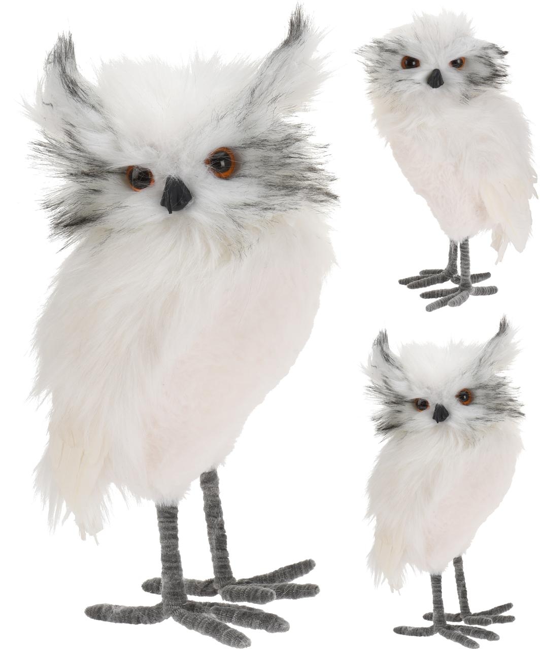 Uil, wit, 31 cm, per stuk - Tuincentrum Bull